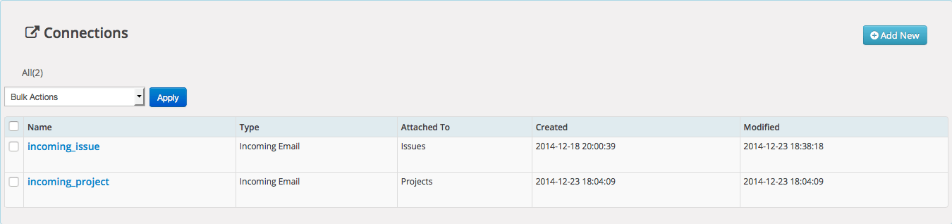 Creating Connections - WP App Studio