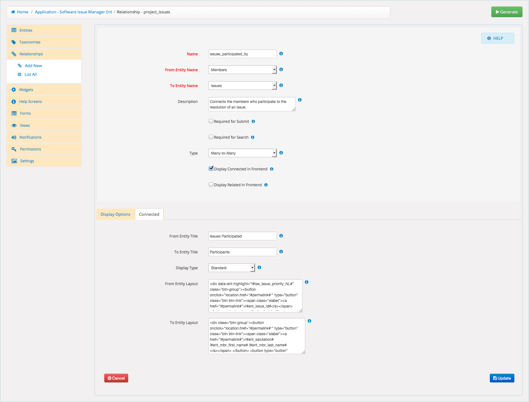 Creating relationships between entities - WP App Studio Creating relationships between entities - WP App Studio
